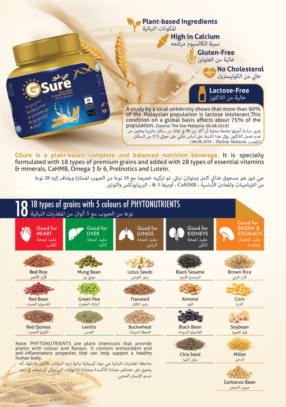 GSure - Plant-Based Complete Nutrition Beverage Arabic > GoodMorning